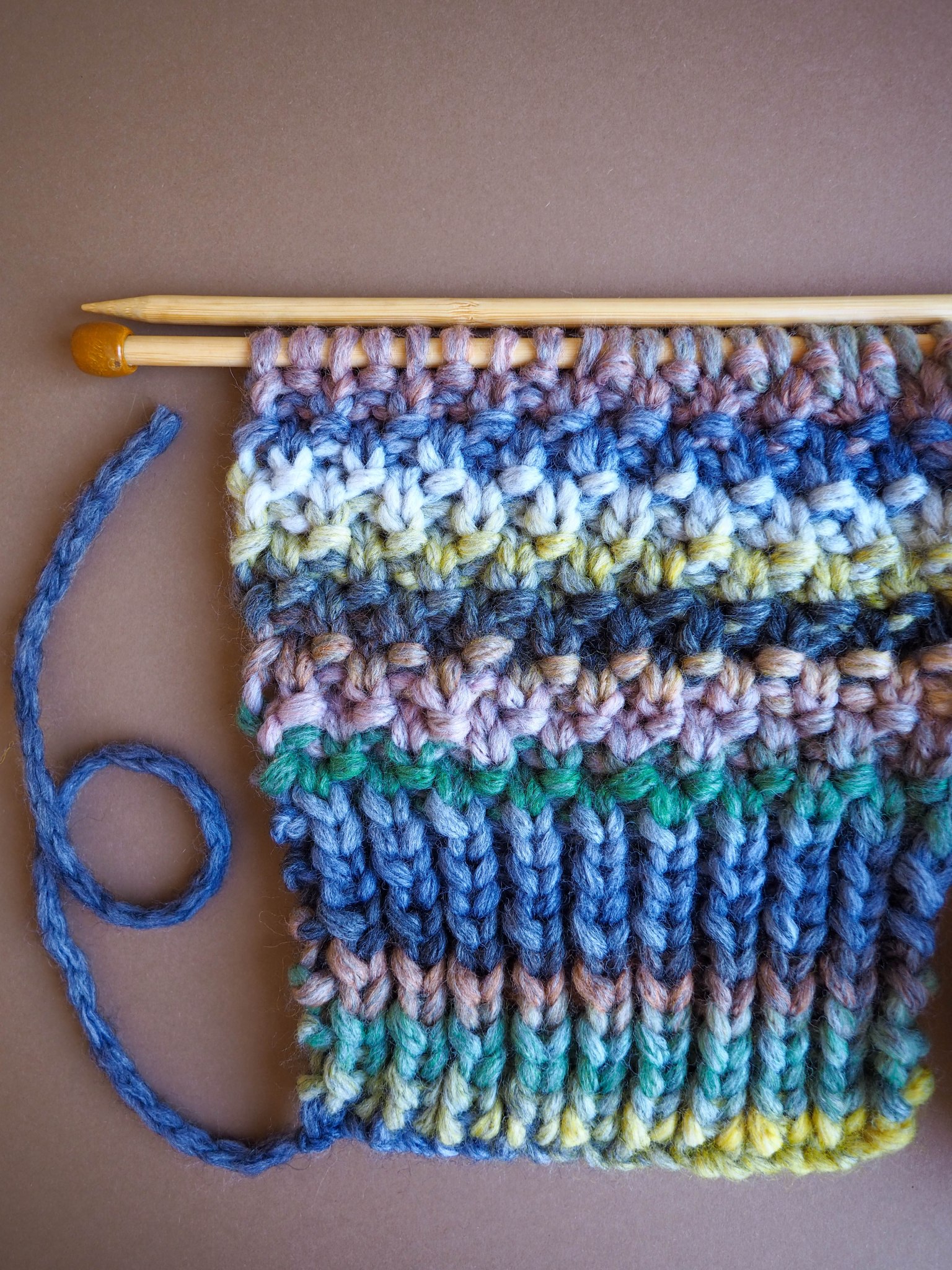 How To Knit Double Moss Stitch – The Knitting Times