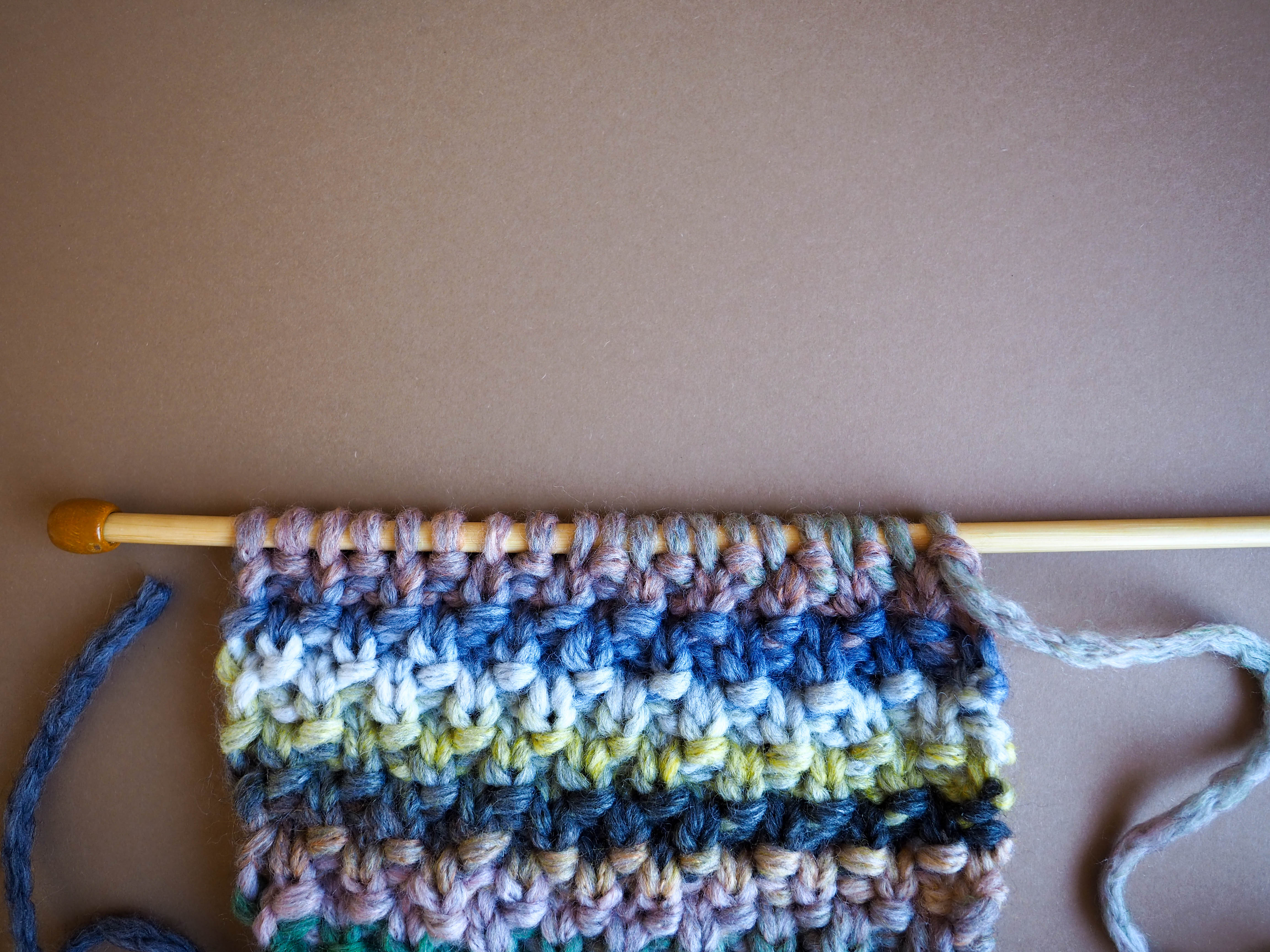 How To Knit Double Moss Stitch – The Knitting Times