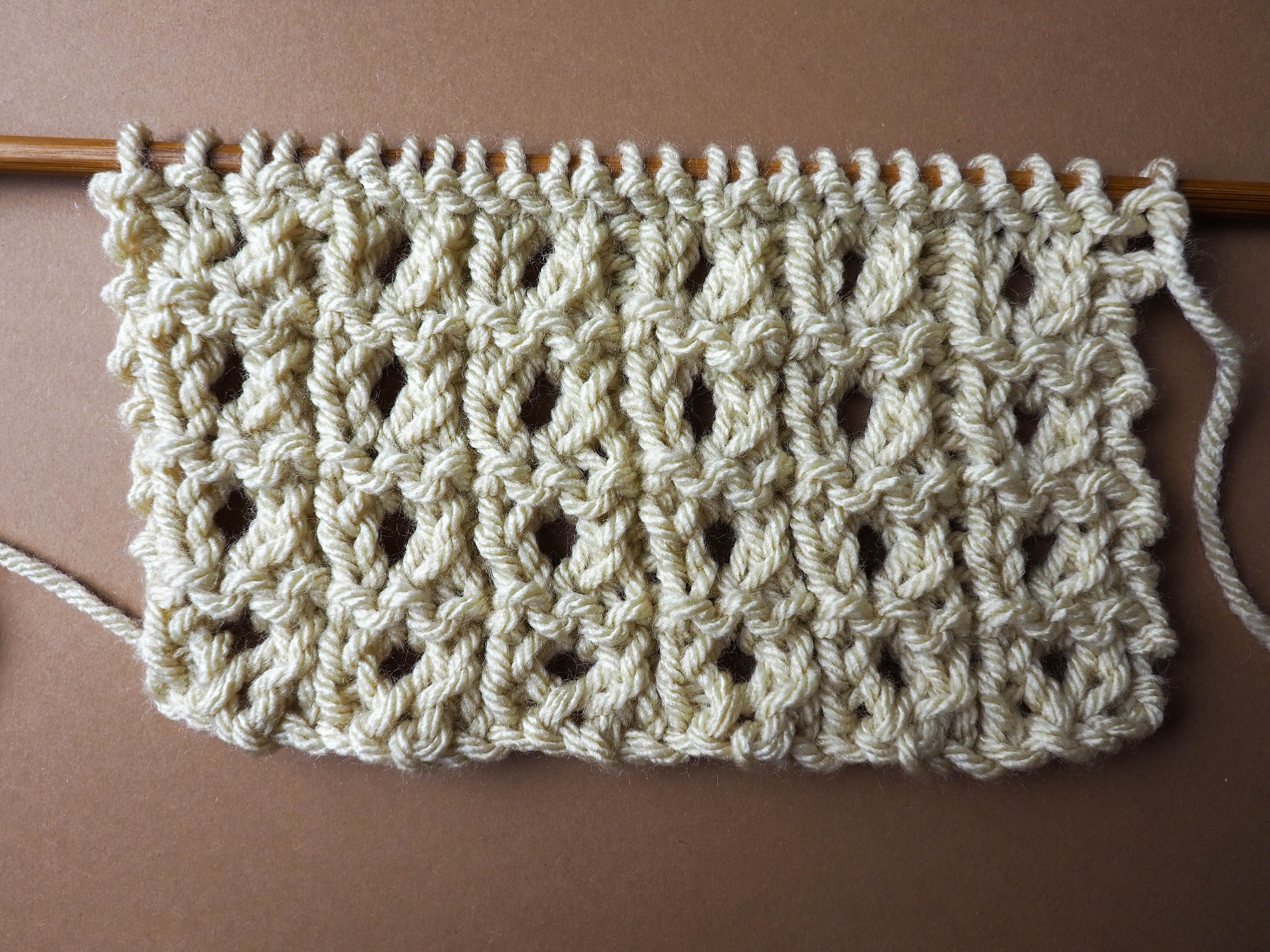 How To Knit The Lace Rib Stitch – The Knitting Times