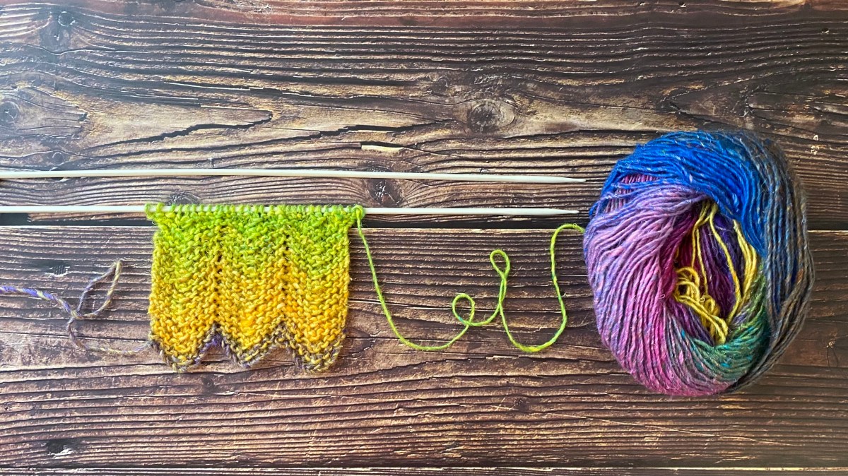 How to knit a zig zag pattern – The Knitting Times