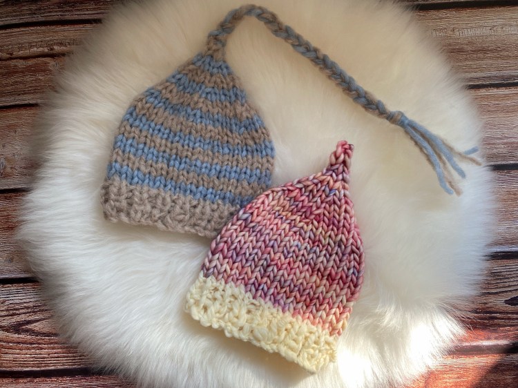 Newborn Elf Hat Free Knitting Pattern – The Knitting Times