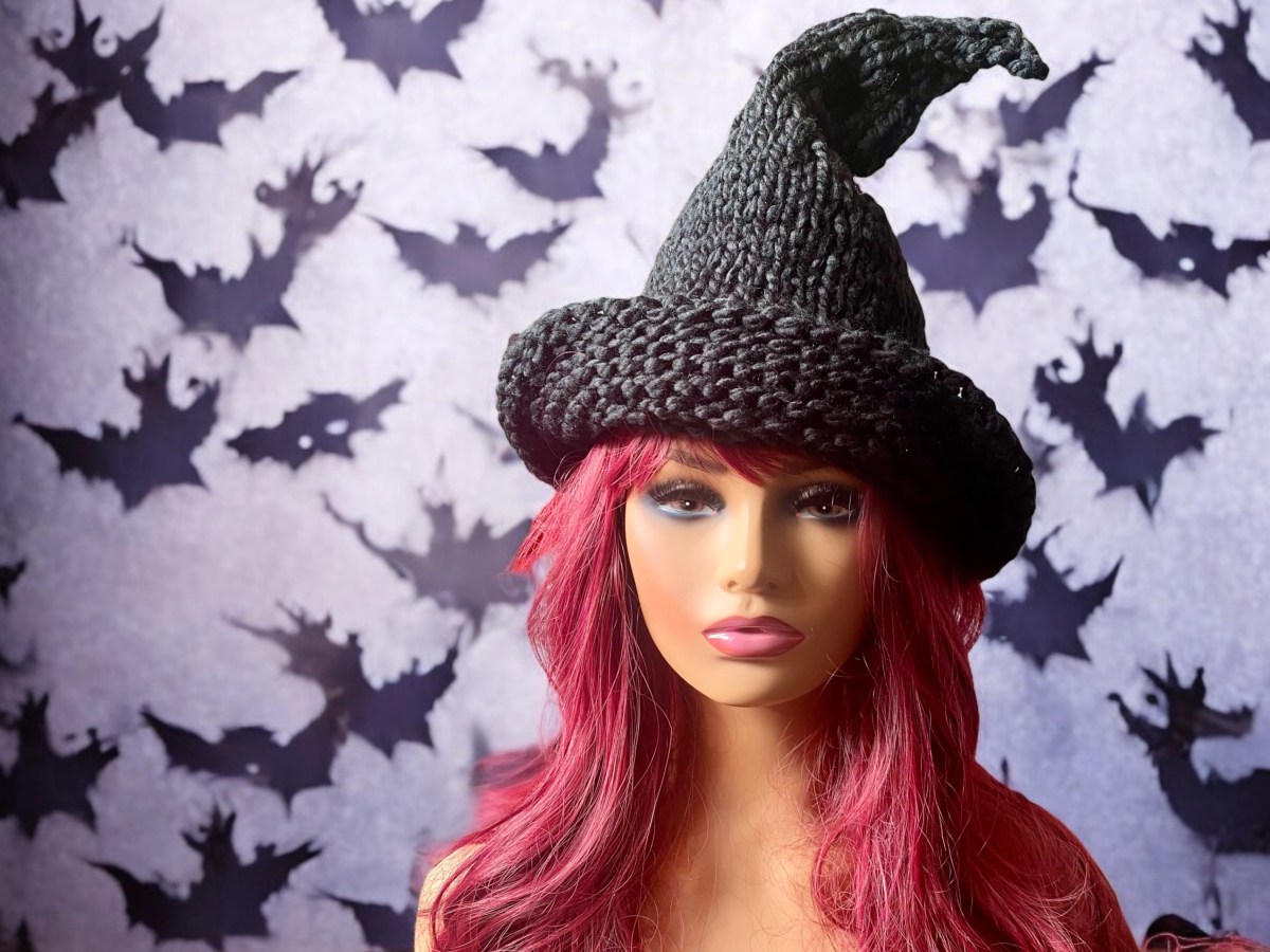 Fast and Easy Witch Hat Free Knitting Pattern – The Knitting Times