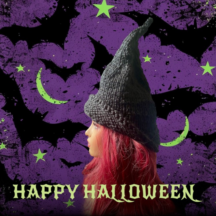 Fast and Easy Witch Hat Free Knitting Pattern – The Knitting Times