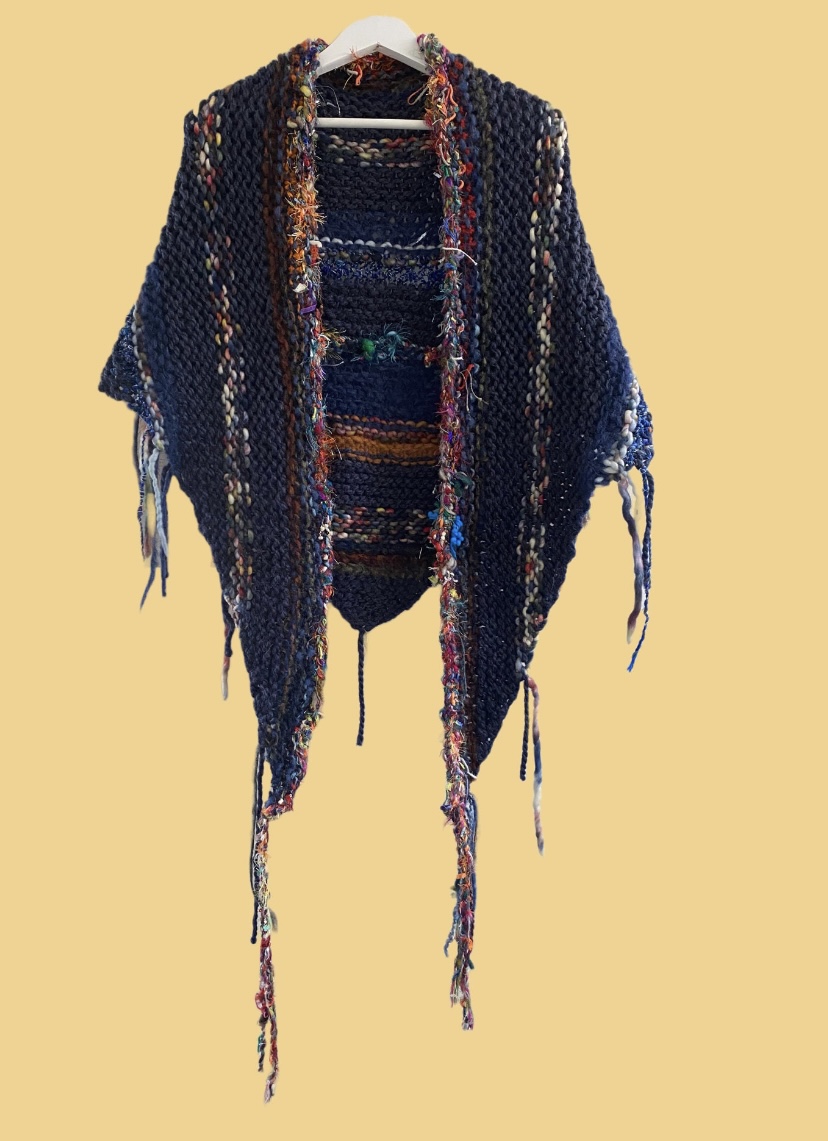 Easy Knitting Pattern for Super Chunky Shawl – The Knitting Times